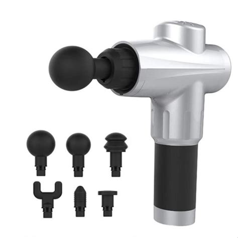 Pistolet De Massage Masseur À Main Pistolet De Fascia De Relaxation Musculaire Avec Têtes