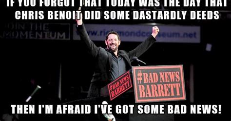 Chris Benoit Day Meme On Imgur
