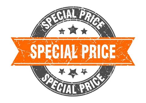 Hot Price Round Ribbon Isolated Label Hot Price Sign Stock Vector