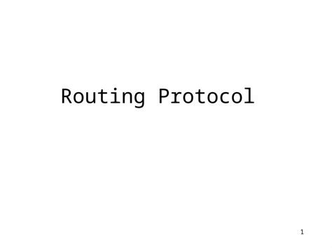Ppt 1 Routing Protocol 2 Outline Router 的運作 Routing Protocol Routing