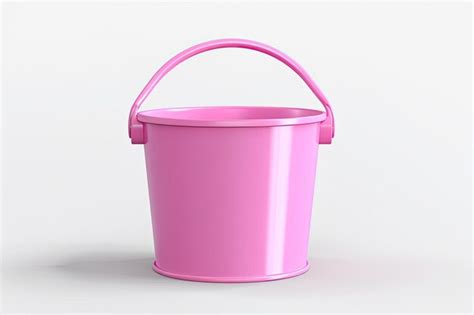Premium Photo 3d Render Bucket Isolated Background