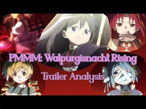 Puella Magi Madoka Magica Walpurgisnacht Rising Trailer Analysis