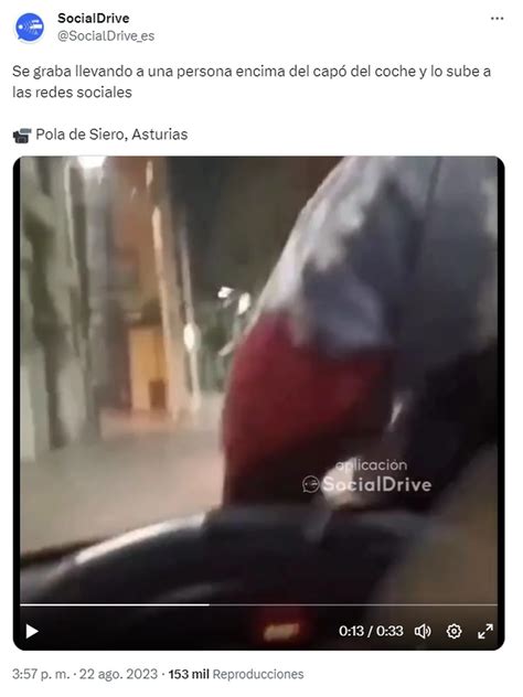 Se Grabó Llevando A Un Amigo Sobre El Capot Del Auto Lo Compartió En