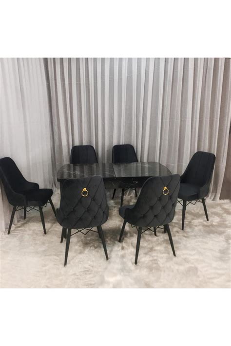 ENDER YATAK KİŞİLİK YEMEK MASASI AÇILIR KAPANIR MASA VE ADET SANDALYE ELİTA SET Fiyatı
