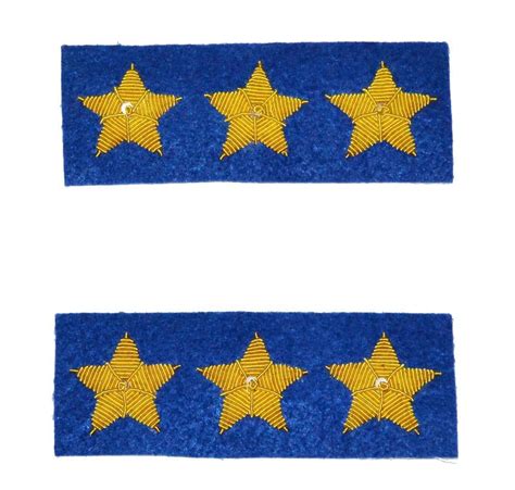 Confederate Infantry Royal Blue Colonel S Insignia Set