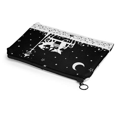 Pokemon Bag Eeveelution Starry Night Espeon And Umbreon Zipper Case