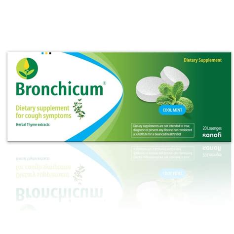 Bronchicum 100mg 20 Lozenges Tay Pharmacies