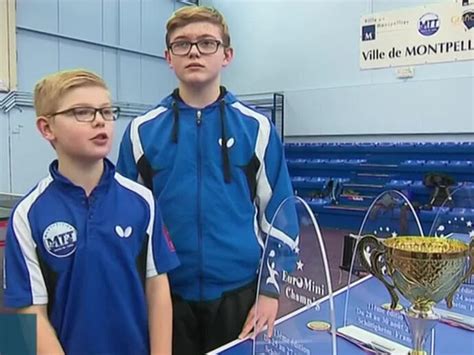 Félix et Alexis Lebrun les prodiges du ping français dès INA