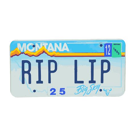 Mrfc License Plate Rip Lip Sticker Quality Affordable