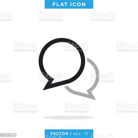 聊天圖示向量股票插圖設計範本語音氣泡圖示向量圖形及更多商標圖片 商標 發短信 設計 Istock