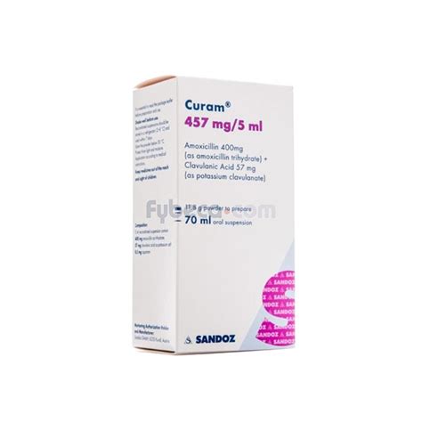 Curam 457 Mg 5 Ml 70 Ml Frasco Fybeca