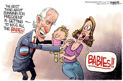 Political Cartoons Creepy Sleepy” Joe Biden The Mercury News