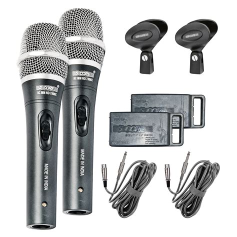 5 Core Professional Dynamic Unidirectional Vocal Microphone With Steel