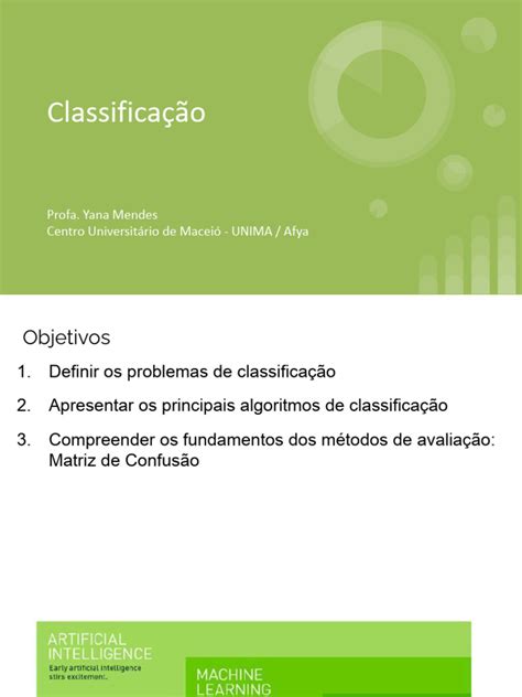 Aula 08 Classificação Knn Pdf Características Operacionais Do