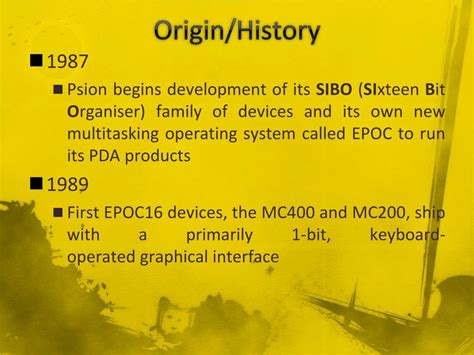 Ppt Symbian Os Embedded Operating System Powerpoint Presentation