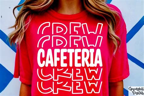Cafeteria Crew Svg Lunch Mom Svgs Lunch Lady Png Cut Files