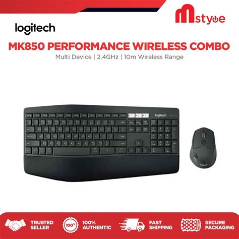 Logitech Mk850 Performance Wireless Keyboard Mouse Combo Shopee