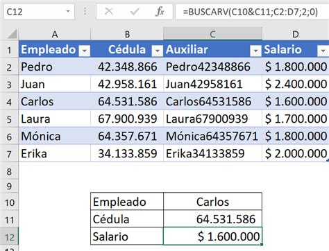Buscarv En Excel