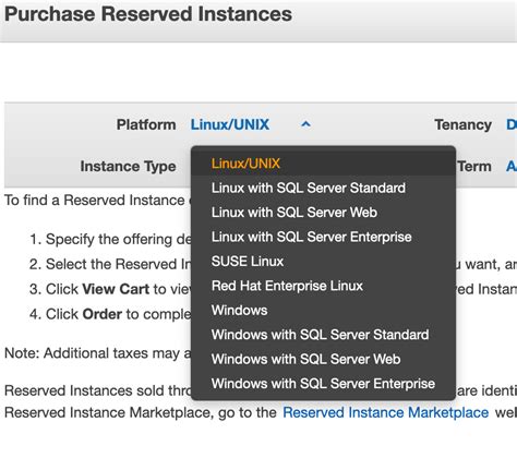 What S The Difference Between Ec Reserved Instance Linux Unix Amazon