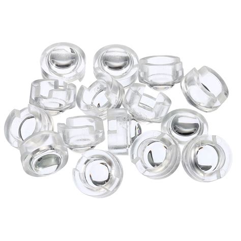 Uxcell 13mm LED Convex Lens 15 Degree Beam Angle Acrylic LED Optical
