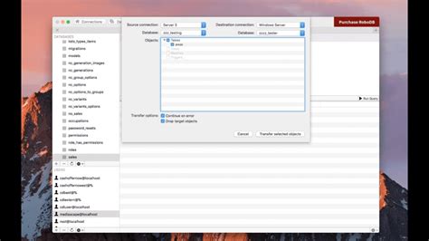 Robodb Mysql Database Manager For Mac Free Download Review Latest