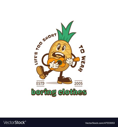 Lifes Too Short To Wear Boring Clothes Happy Vector Image
