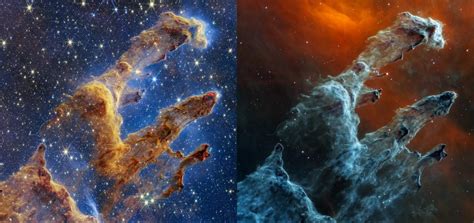 Webb Space Telescopes Eerie New View Of Pillars Of Creation” Looks