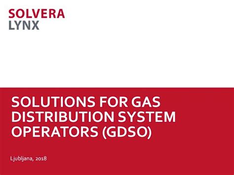 Pdf Solutions For Gas Distribution System Operators Gdso