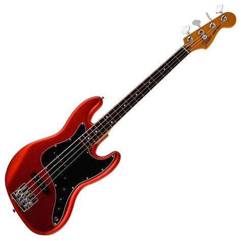 Disc Fender Modern Player Short Scale Jazz Bass Rw Candy Apple Red Gear4music