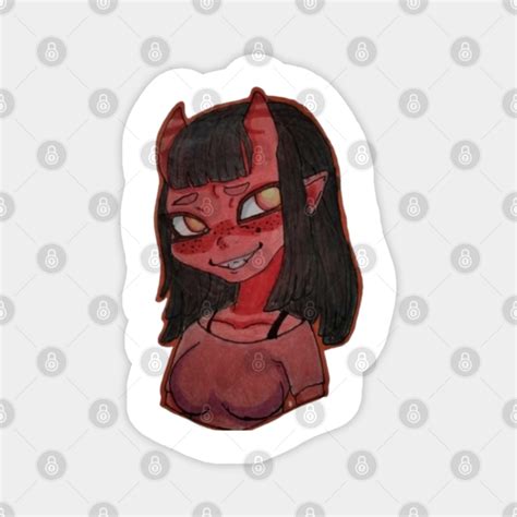 Meru The Succubus Flowers Arts Meru The Succubus Magnet Teepublic