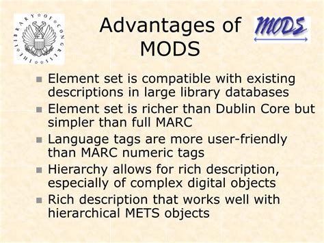 Ppt Rich Descriptive Metadata In Xml Mods As A Metadata Scheme