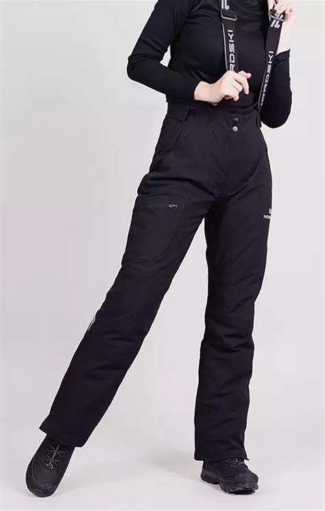 Горнолыжные брюки Nordski Lavin Black женские с высокой спинкой ...