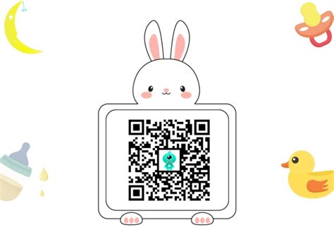 卡通海报在线编辑 可爱风母婴二维码 图司机