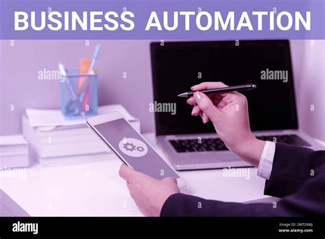 Conceptual Caption Business Automation Business Concept For Digital