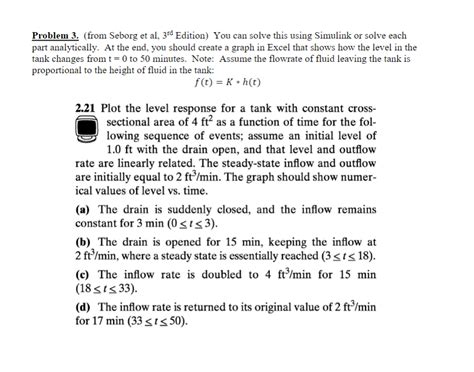 solved problem 3 from seborg et al 3rd edition you can