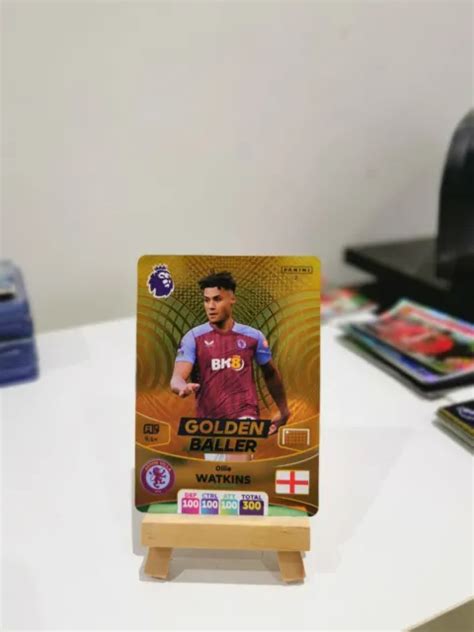 PANINI ADRENALYN XL Premier League 2024 Ollie Watkins Villa Golden