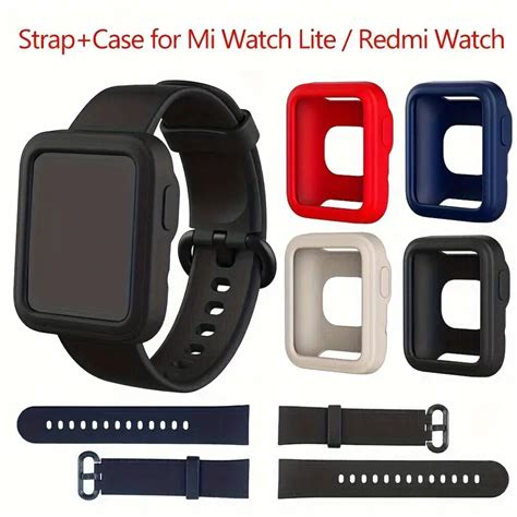 Silicone Strap Protective Cover Compatible Xiaomi Mi Watch Temu Canada