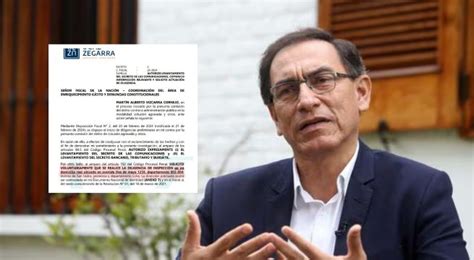 Martín Vizcarra Se Pronuncia Tras Allanamiento De Sus Viviendas Por