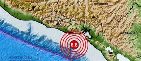 Terremoto De 6 8 Grados De Magnitud Sacude A El Salvador El Blog