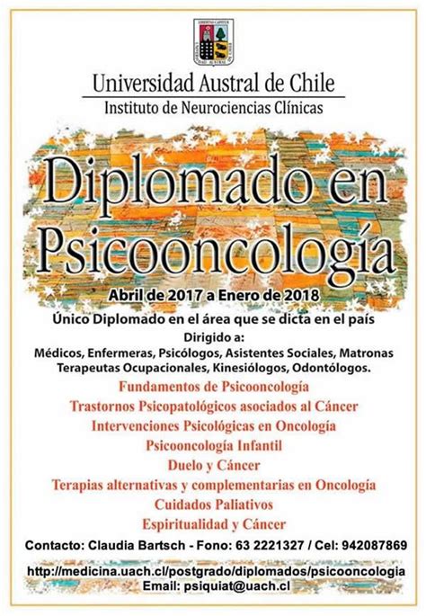 Abiertas Postulaciones Al Diplomado En Psicooncología Noticias Uach