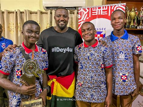 Dumelo Presents 8 Crates Of Egg To PRESEC After Fulfilling Promise To