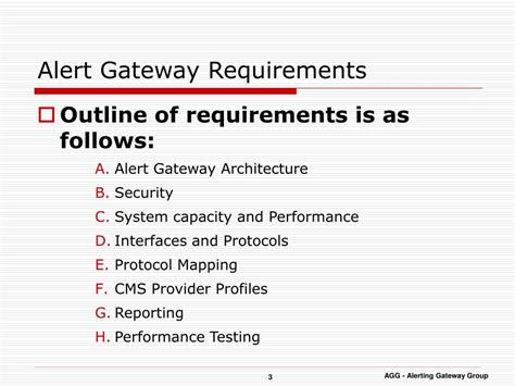 Ppt Alert Gateway Group Agg Powerpoint Presentation Free Download