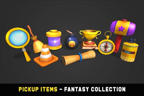 Pickup Items Fantasy Collection 3d Props Unity Asset Store