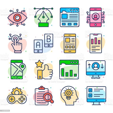 사용자 인터페이스 아이콘 웹 디자인 사용자 인터페이스 모바일 컴퓨터 및 기타 프로젝트 세트 0명에 대한 스톡 벡터 아트 및 기타 이미지 Istock