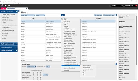 Adding Custom Field Columns In The Client List Knowledge Base Taxcalc