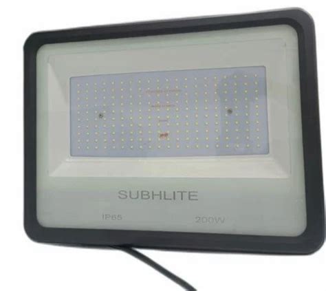 Subhlite 200 W LED Flood Light For Outdoor Pure White At Rs 2900