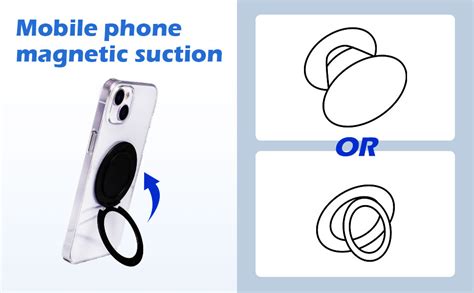 Gcqoo Magnetic Phone Ring Holder For Popsocket Kickstand For Iphone 12 13 14 15