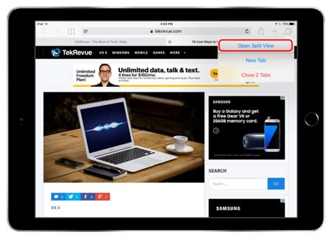 View Two Websites Side By Side With Safari Split View In Ios 10