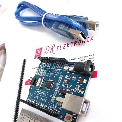 Jual Arduino Uno R3 Atmega328 SMD Atmega 328 Clone Driver CH340 Kabel