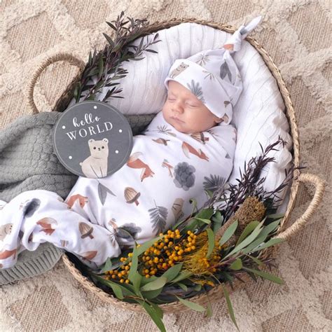 Living Textiles Hello World Gift Set Forest Retreat Babyroad